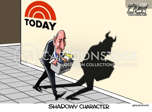 Shadowy Characters Cartoons and Comics - funny pictures from CartoonStock