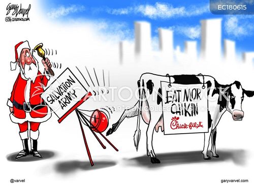 Chick-fil-a Cartoons Cartoons and Comics - funny pictures from CartoonStock