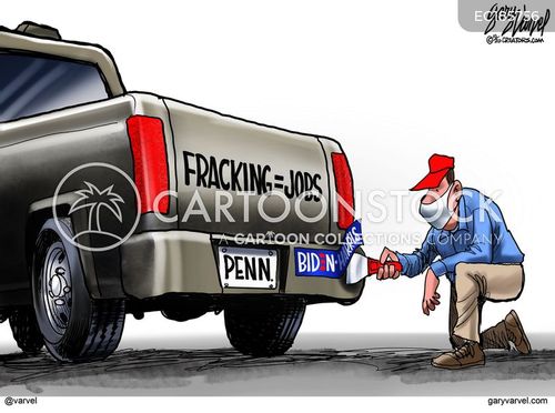 Fracking Jobs Cartoons and Comics - funny pictures from CartoonStock