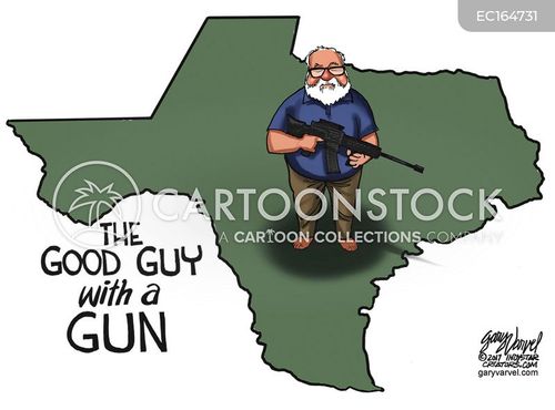 Shooting Response Cartoons and Comics - funny pictures from CartoonStock