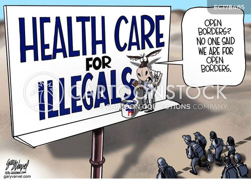 Border Migration Cartoons and Comics - funny pictures from CartoonStock