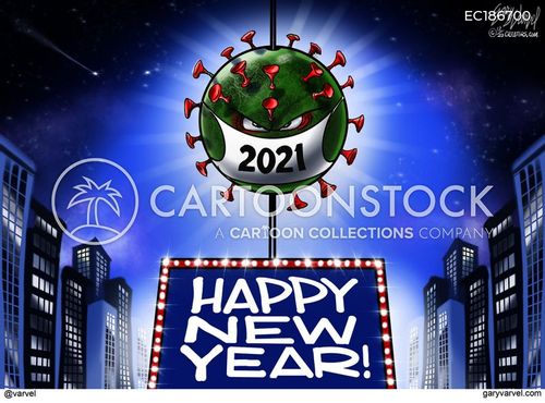 Happy 2021 Cartoons and Comics - funny pictures from CartoonStock