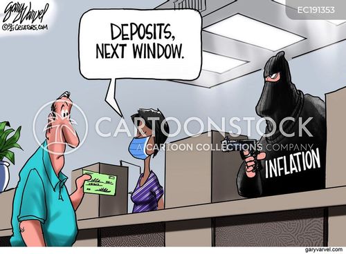 Economic Inflation Cartoons and Comics - funny pictures from CartoonStock