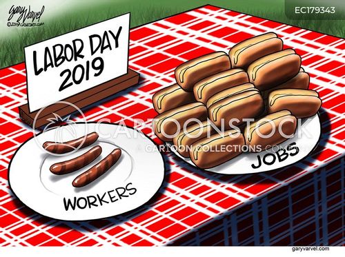 Labor Day Holiday Cartoons and Comics - funny pictures from CartoonStock