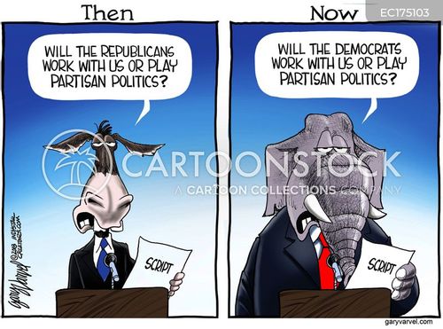 Partisan Politics Cartoons and Comics - funny pictures from CartoonStock