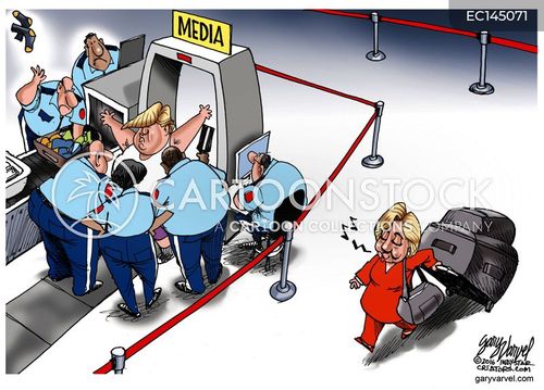 Vetting The Clintons Cartoons and Comics - funny pictures from CartoonStock