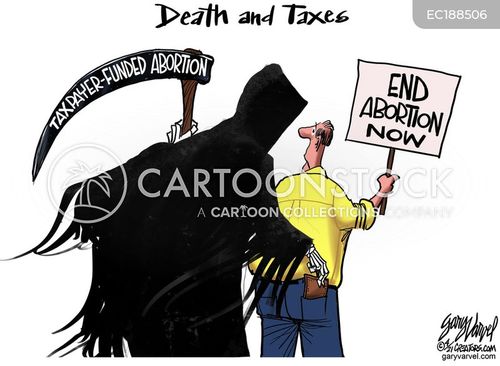 Death And Taxes Cartoons and Comics - funny pictures from CartoonStock