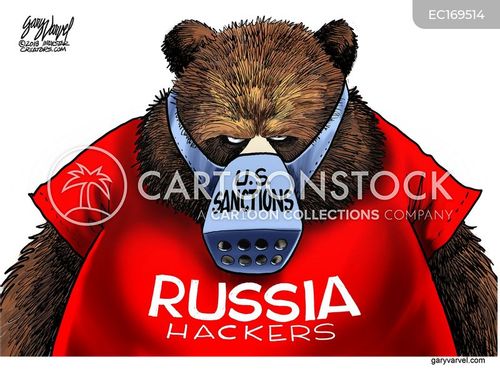 Russia Hackers Cartoons and Comics - funny pictures from CartoonStock