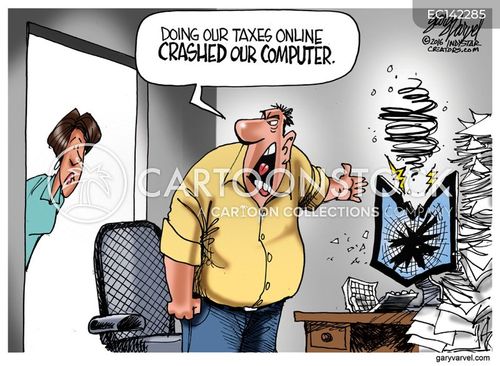 Server Crash Cartoons and Comics - funny pictures from CartoonStock