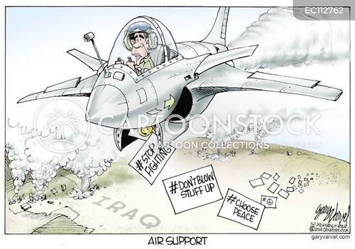 Air Support Cartoons and Comics - funny pictures from CartoonStock