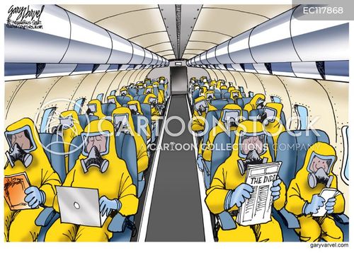Passengers Wearing Masks Cartoons and Comics - funny pictures from ...