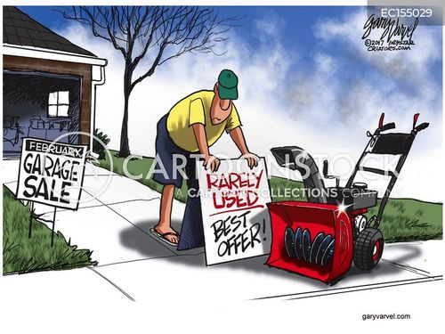 Snowblower Cartoons and Comics - funny pictures from CartoonStock