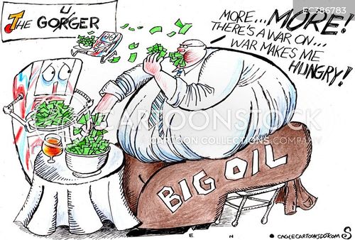 American Oil Cartoons and Comics - funny pictures from CartoonStock