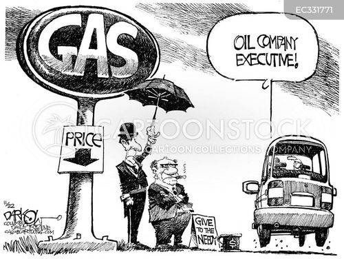 Oil Profits Cartoons and Comics - funny pictures from CartoonStock