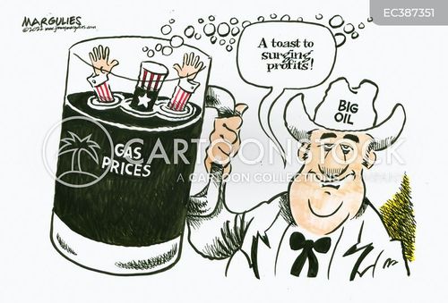 Oil Cartoons and Comics - funny pictures from CartoonStock