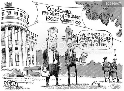Beer Diplomacy Cartoons and Comics - funny pictures from CartoonStock