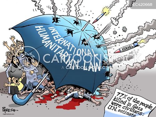 Attack Civilians Cartoons and Comics - funny pictures from CartoonStock