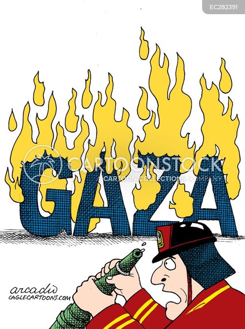 En Gaza Cartoons and Comics - funny pictures from CartoonStock