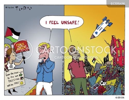 Unsafe Zone Cartoons and Comics - funny pictures from CartoonStock