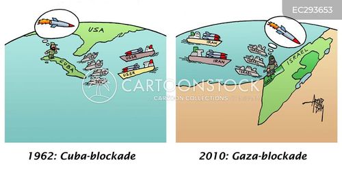Blockading Cartoons and Comics - funny pictures from CartoonStock