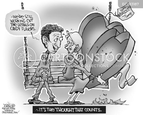 Geithner Treasury Cartoons and Comics - funny pictures from CartoonStock