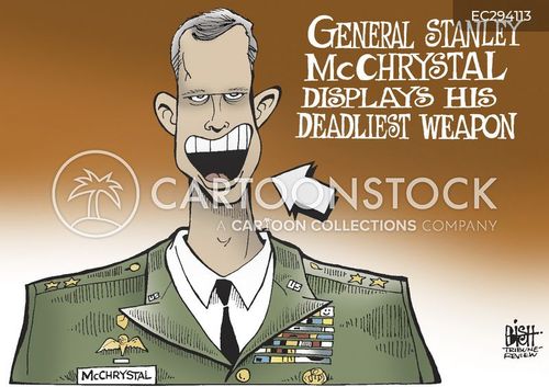 General Mccrystal Cartoons and Comics - funny pictures from CartoonStock