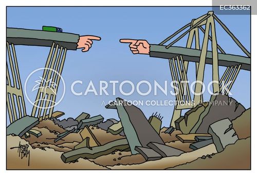 Bridge Collapse Cartoons and Comics - funny pictures from CartoonStock