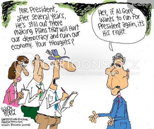 Bush Gore Cartoons and Comics - funny pictures from CartoonStock