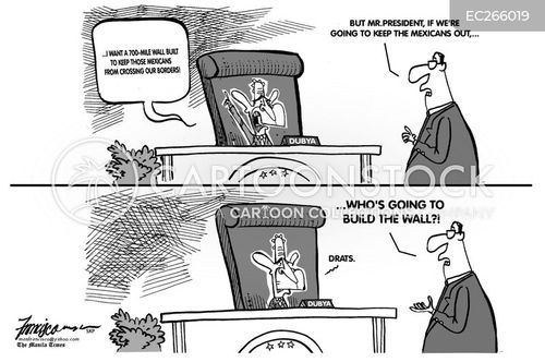 Illegal Border Crossing Cartoons and Comics - funny pictures from ...