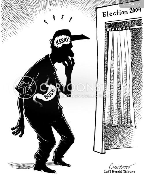 2004 Us Election Cartoons and Comics - funny pictures from CartoonStock