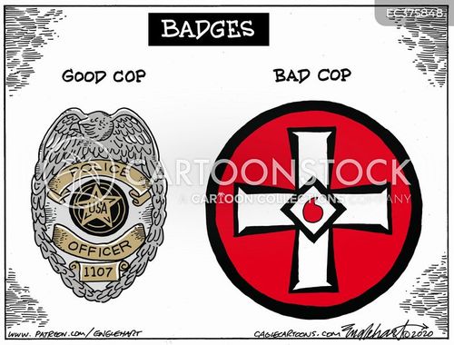 Thin Blue Line Cartoons and Comics - funny pictures from CartoonStock