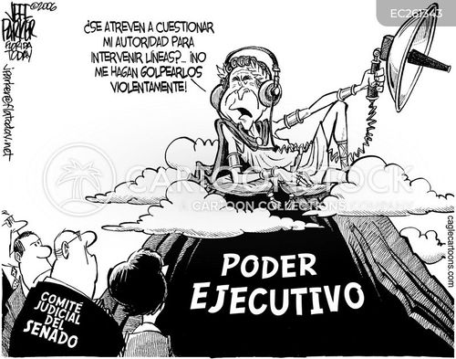 Poder Ejecutivo Cartoons and Comics - funny pictures from CartoonStock