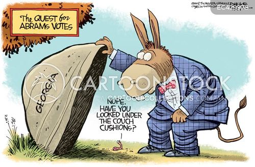 Stacey Abrams Cartoons and Comics - funny pictures from CartoonStock