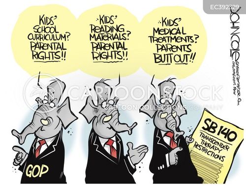 Puberty Blockers Cartoons and Comics - funny pictures from CartoonStock