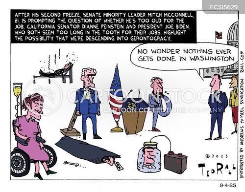 Aging Politicians Cartoons and Comics - funny pictures from CartoonStock