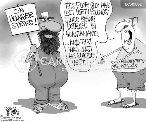 Hunger Strike Cartoons and Comics - funny pictures from CartoonStock