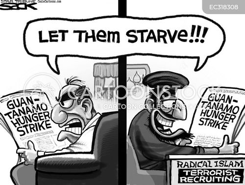 Guantanamo Hunger Strikes Cartoons and Comics - funny pictures from ...