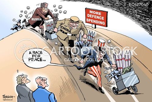 Armed Conflict Cartoons and Comics - funny pictures from CartoonStock