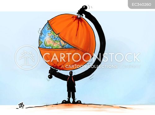 Global Instability Cartoons and Comics - funny pictures from CartoonStock