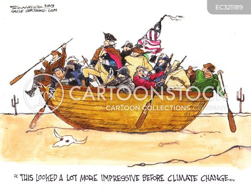 George Washington Crossing The Delaware Cartoon