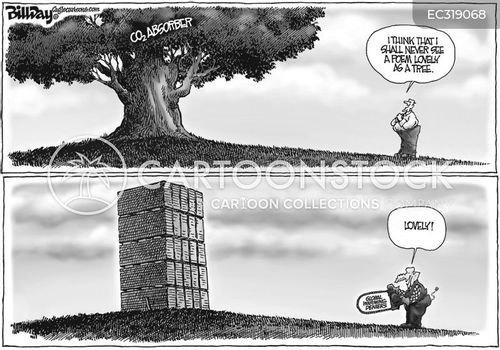 Sustainable Forestry Cartoons and Comics - funny pictures from CartoonStock