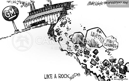 Gm Layoff Cartoons and Comics - funny pictures from CartoonStock