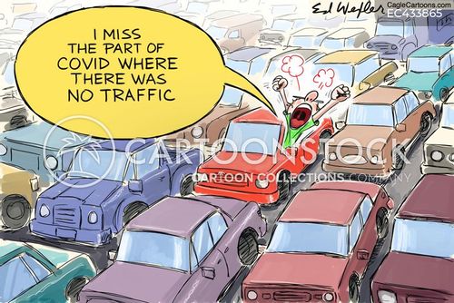 Freeway Gridlock Cartoons and Comics - funny pictures from CartoonStock
