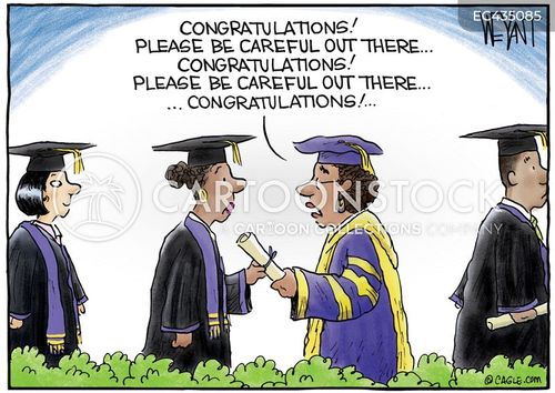 Graduation Season Cartoons and Comics - funny pictures from CartoonStock