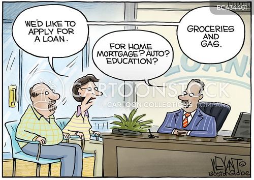 Loan Impact Cartoons and Comics - funny pictures from CartoonStock