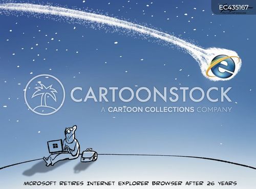 Microsoft Internet Explorer Cartoons and Comics - funny pictures from ...