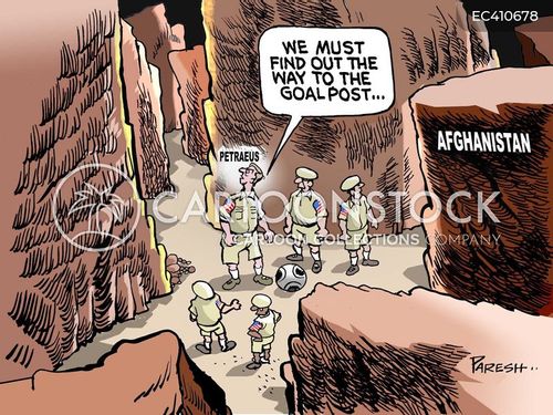 Military Objectives Cartoons and Comics - funny pictures from CartoonStock