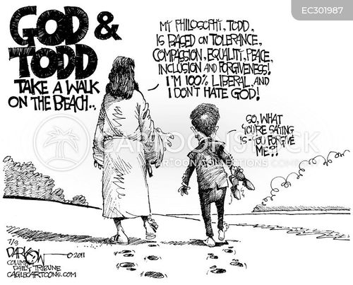 Godlessness Cartoons and Comics - funny pictures from CartoonStock