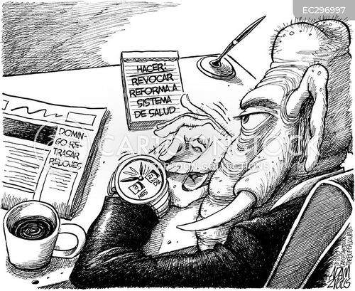 Relojes Cartoons and Comics - funny pictures from CartoonStock