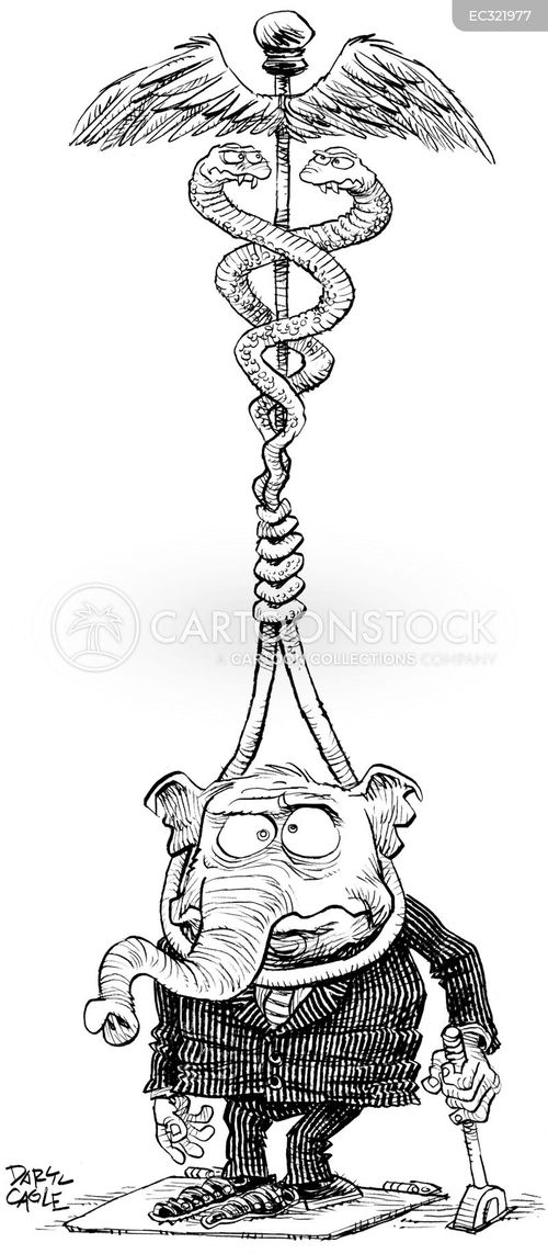 Caduceus Cartoons and Comics - funny pictures from CartoonStock